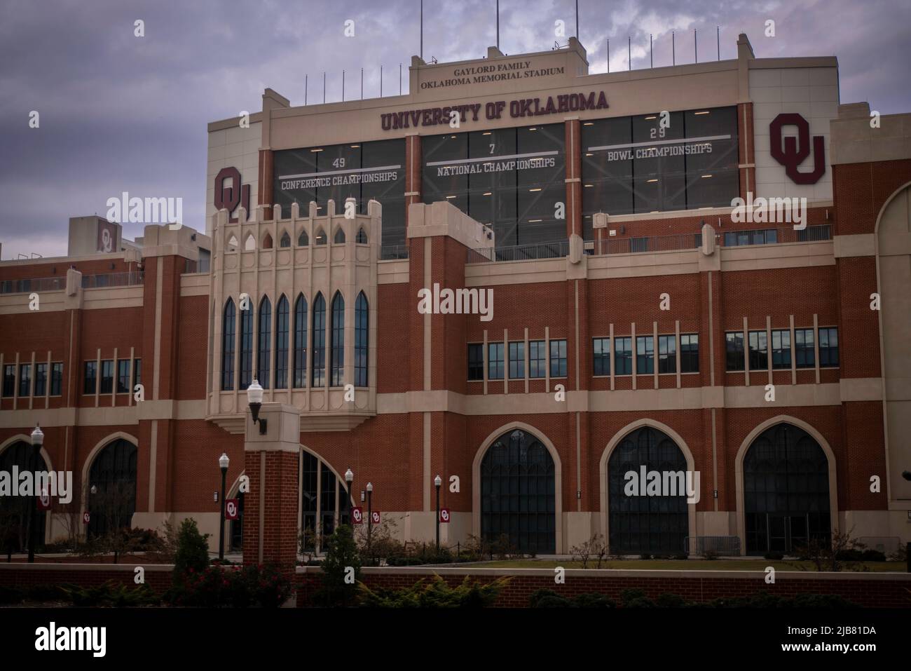 Norman, OK - November 12, 2020: University of Oklahoma (OU) Sooners ...