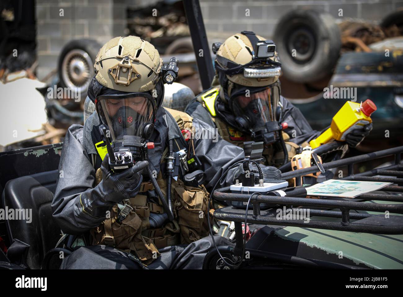 U.S. Marines and Sailors with Chemical Biological Incident Response ...