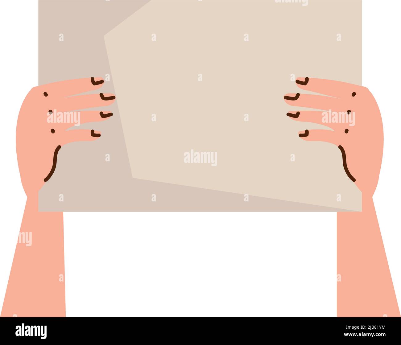 activists hands lifting banner Stock Vector Image & Art - Alamy