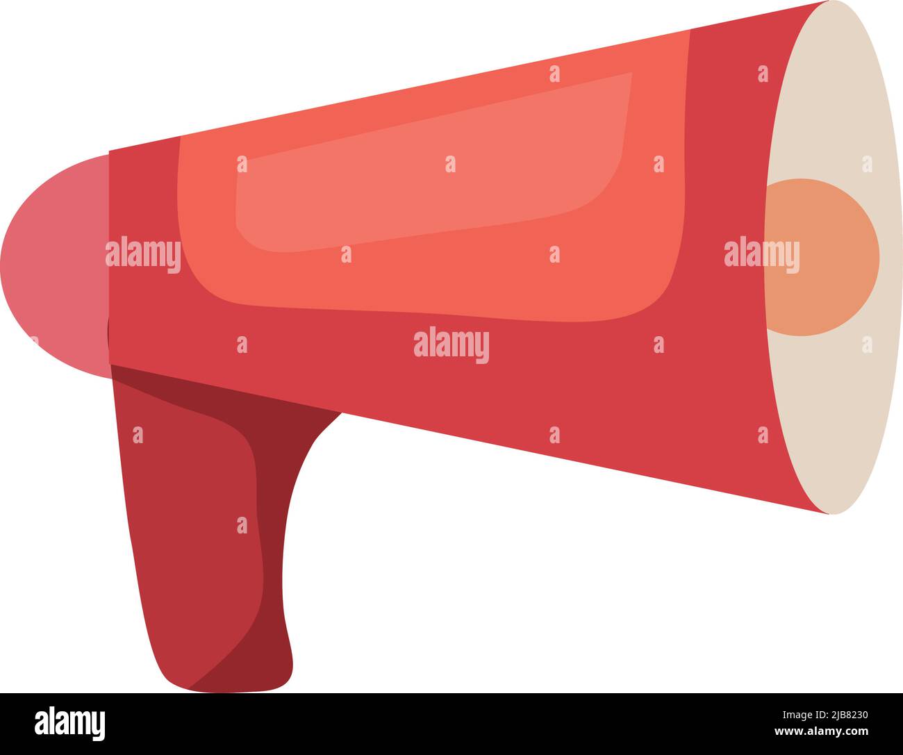 red megaphone device Stock Vector Image & Art - Alamy