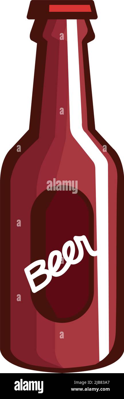 Delicious cold beer red Stock Vector Images - Alamy