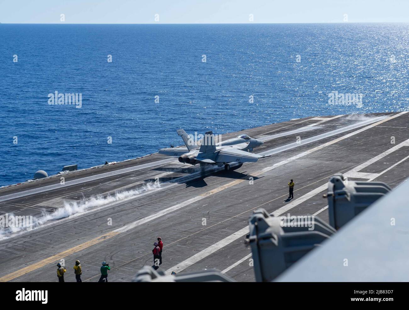 220523-N-DN159-1129 IONIAN SEA (May 23, 2022) An F/A-18E Super Hornet ...