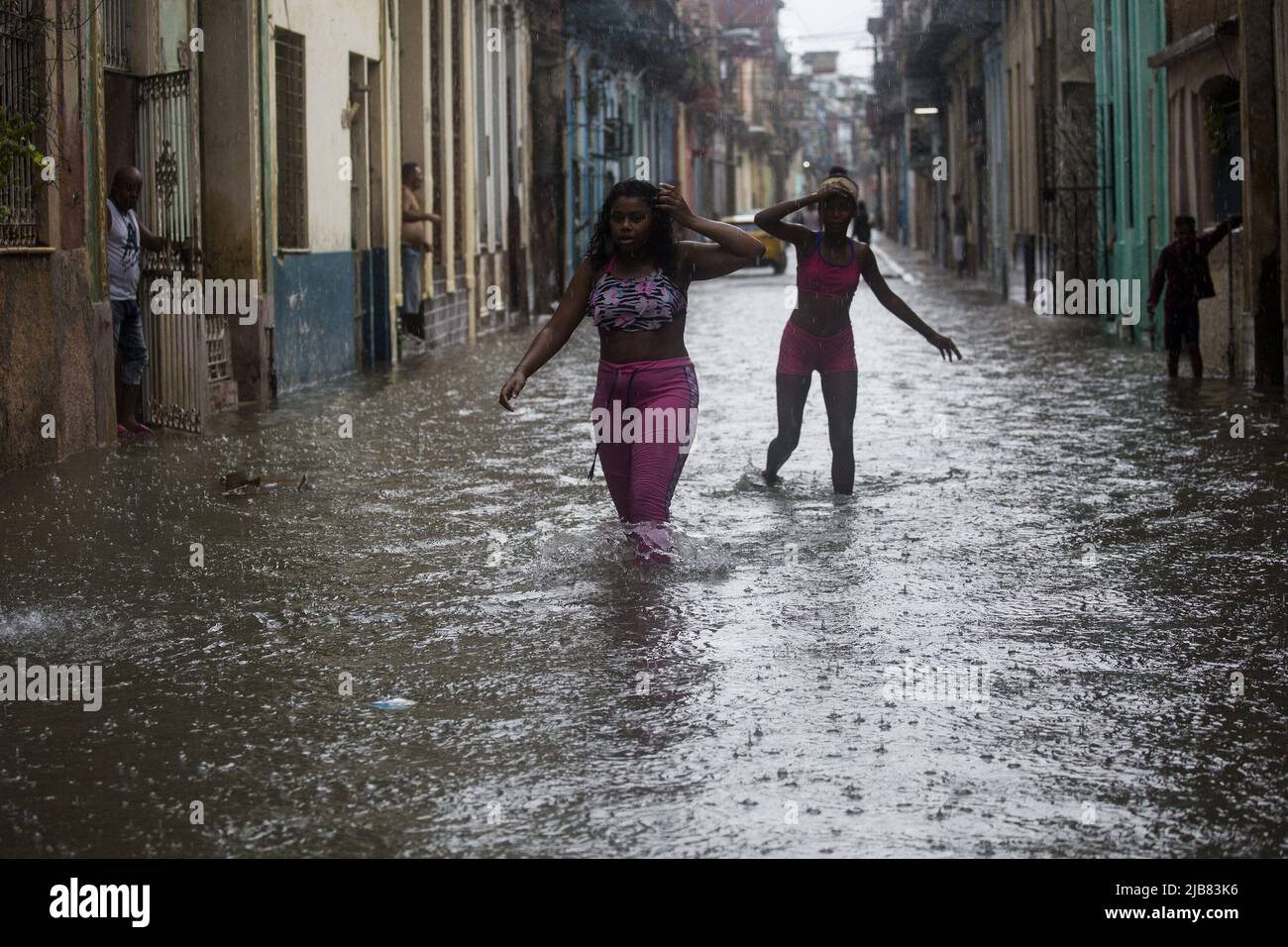 Havana, Cuba. 3rd June, 2022. (INT) Heavy Rainfall and flooding Hit ...