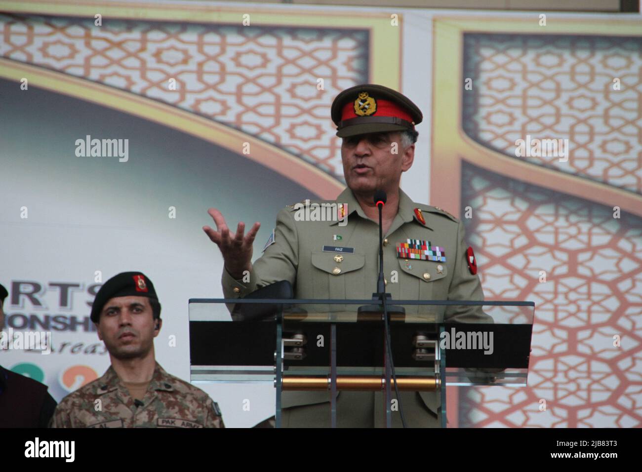 Peshawar, Pakistan. 02nd June, 2022. Corps Commander Lt-General Faiz ...