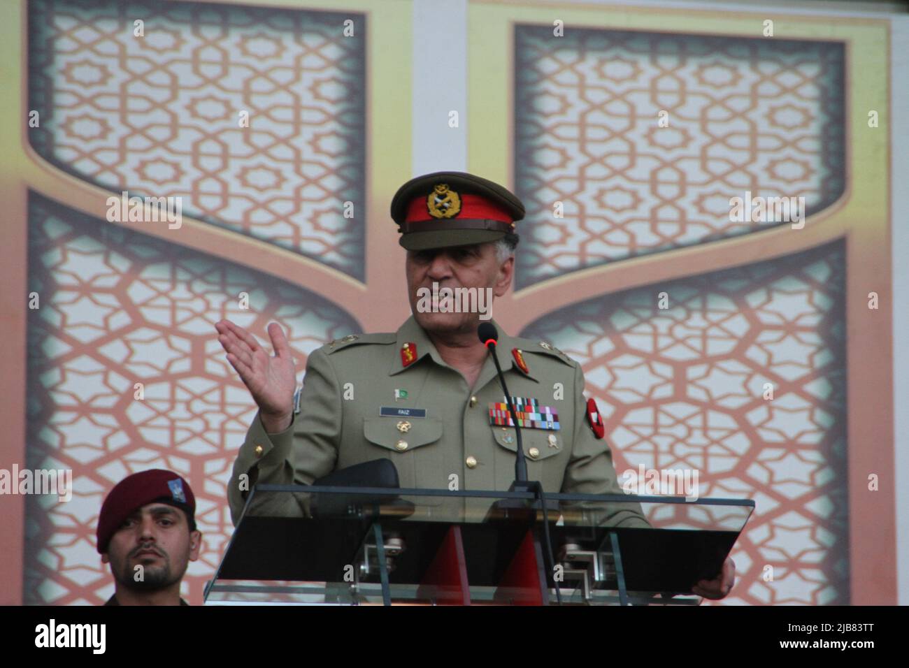 Peshawar, Pakistan. 02nd June, 2022. Corps Commander Lt-General Faiz ...