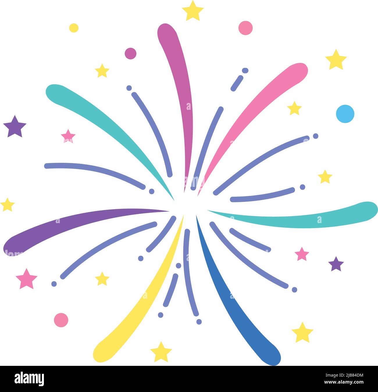 fireworks celebration with stars Stock Vector Image & Art - Alamy