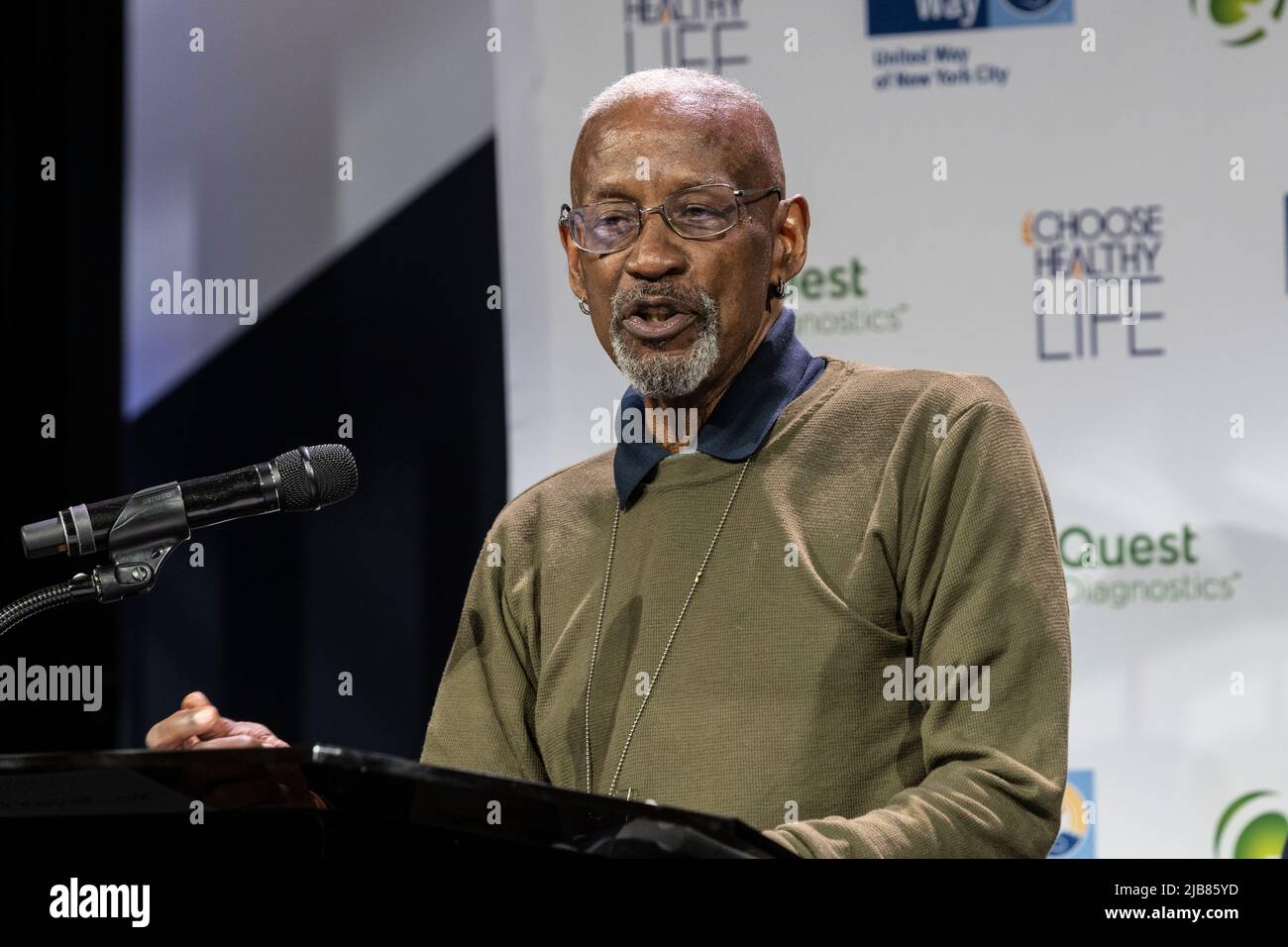 New York, NY - June 3, 2022: Dr. Robert Fullilove speaks during ...