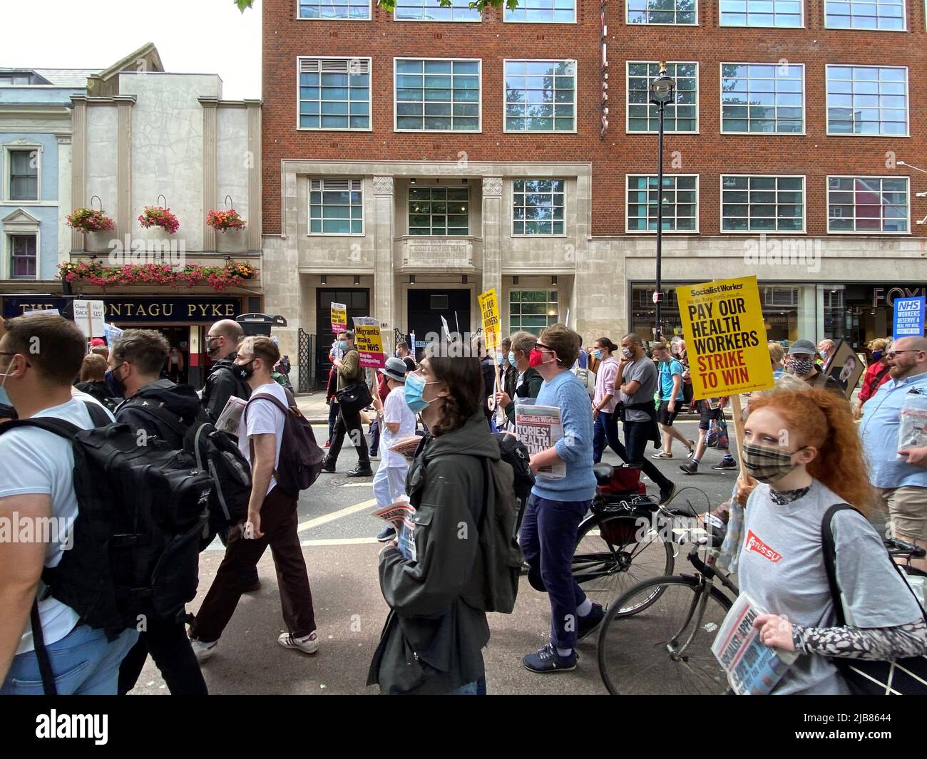 Save our nhs protest 2021 hi-res stock photography and images - Alamy