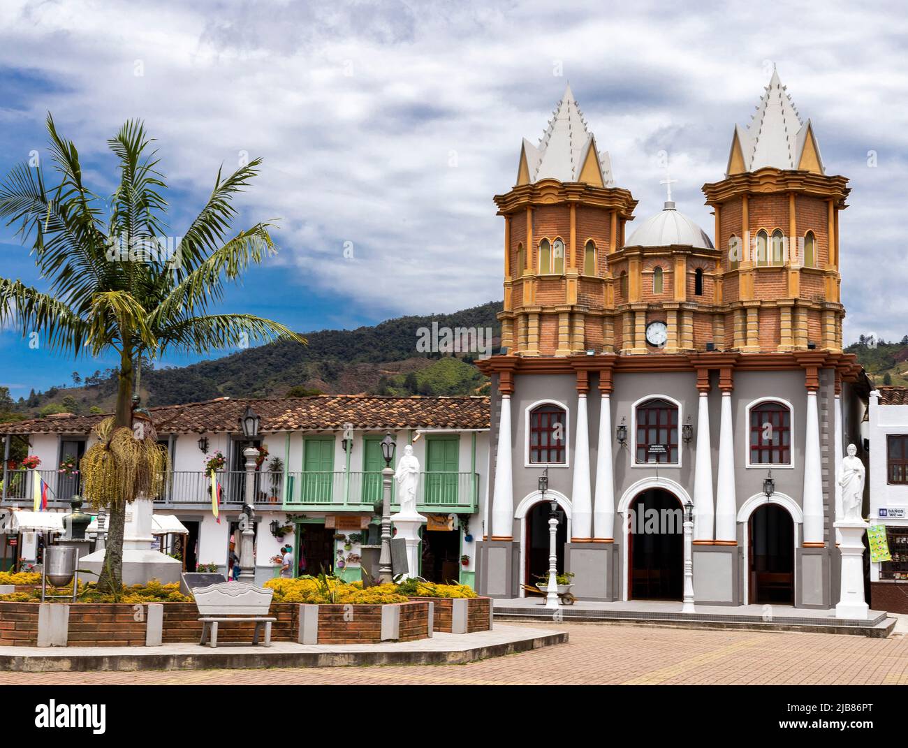 El Peñol, Antioquia / Colombia - May 25, 2022. Replica of old Peñol for ...