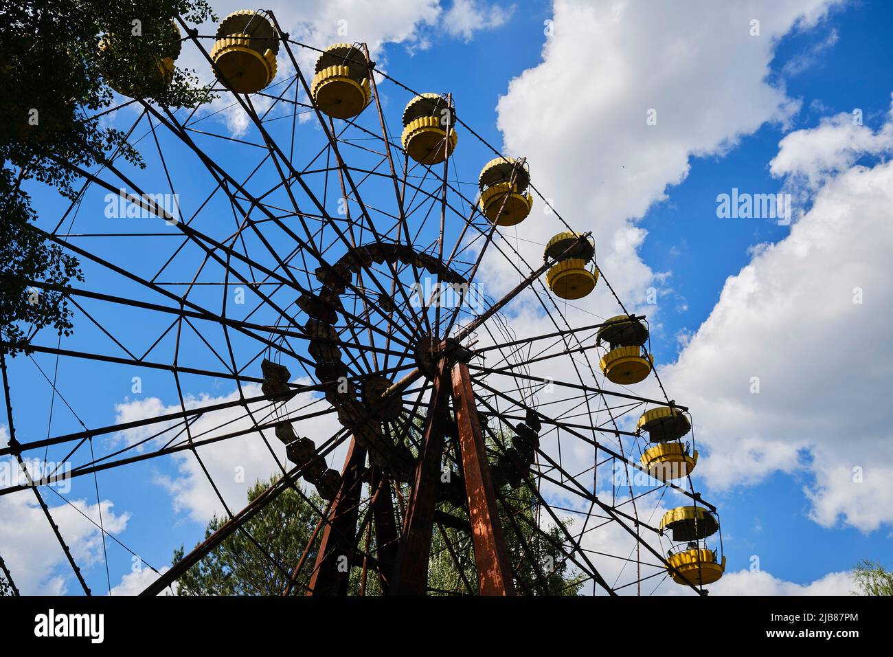 Pripyat, Ukraine. 3rd June, 2022. General view of the Pripyat Ferris ...