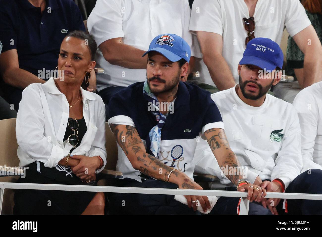 Paris, France. 03rd June, 2022. Alice Belaidi, Octave Marsal, Sami ...