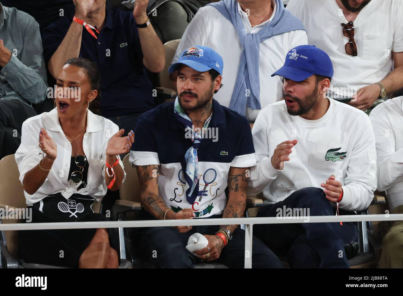Paris, France. 03rd June, 2022. Alice Belaidi, Octave Marsal, Sami ...