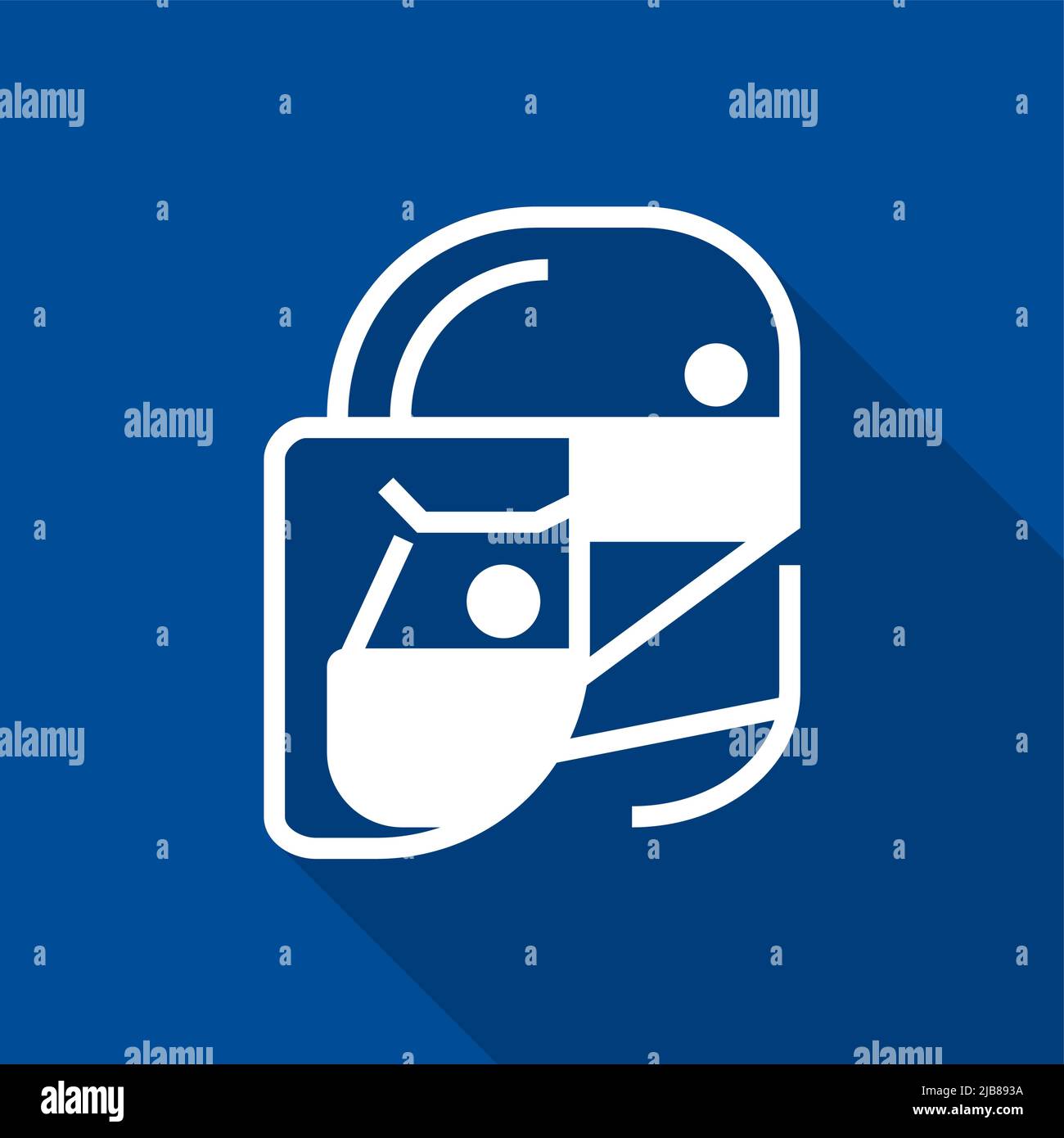 Simple wear protective Face shield icons for your design Stock Vector ...