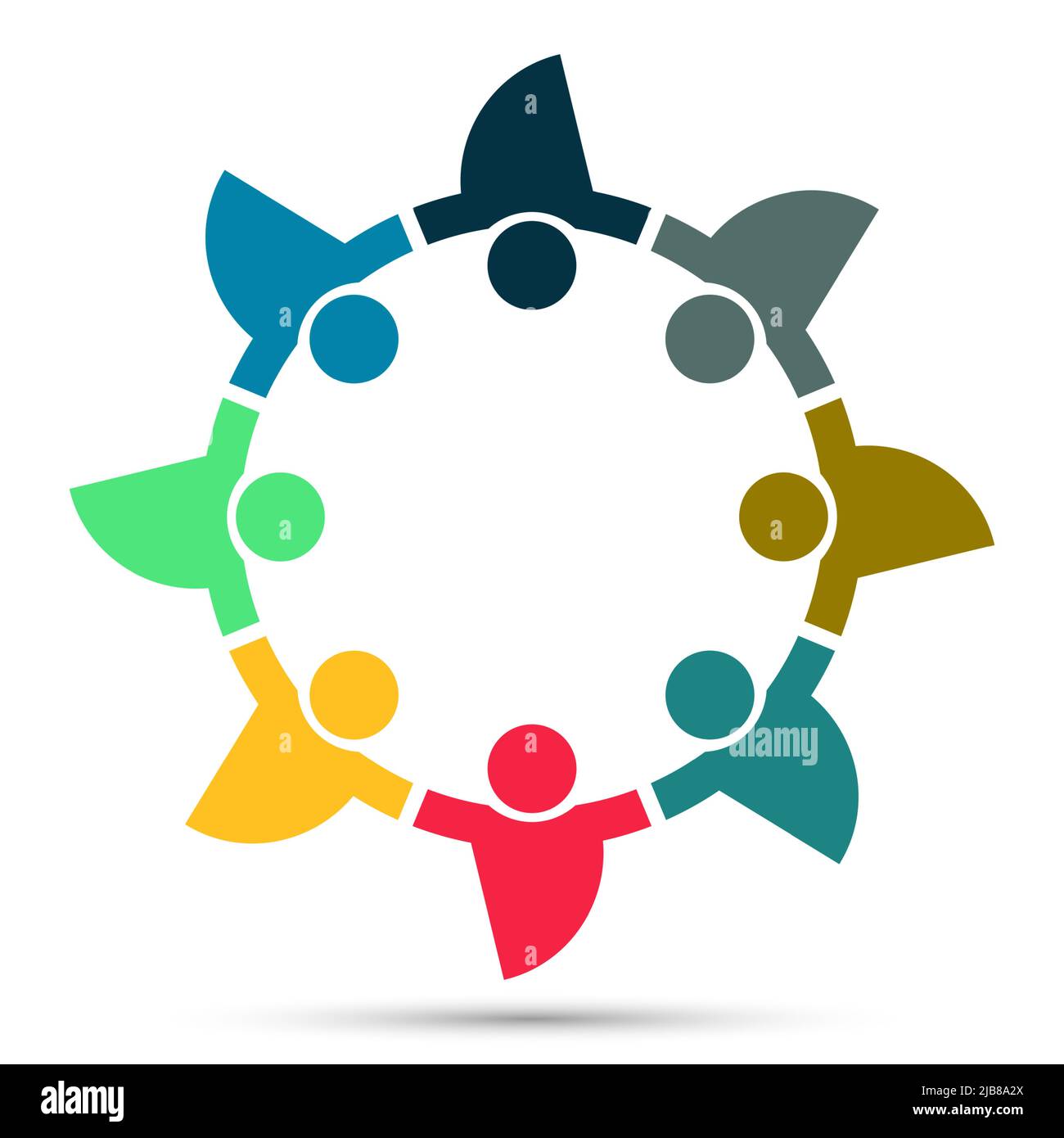 Eight persons Stock Vector Images - Alamy