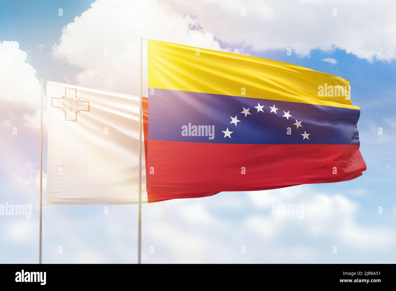 Malta venezuela flag hi-res stock photography and images - Alamy