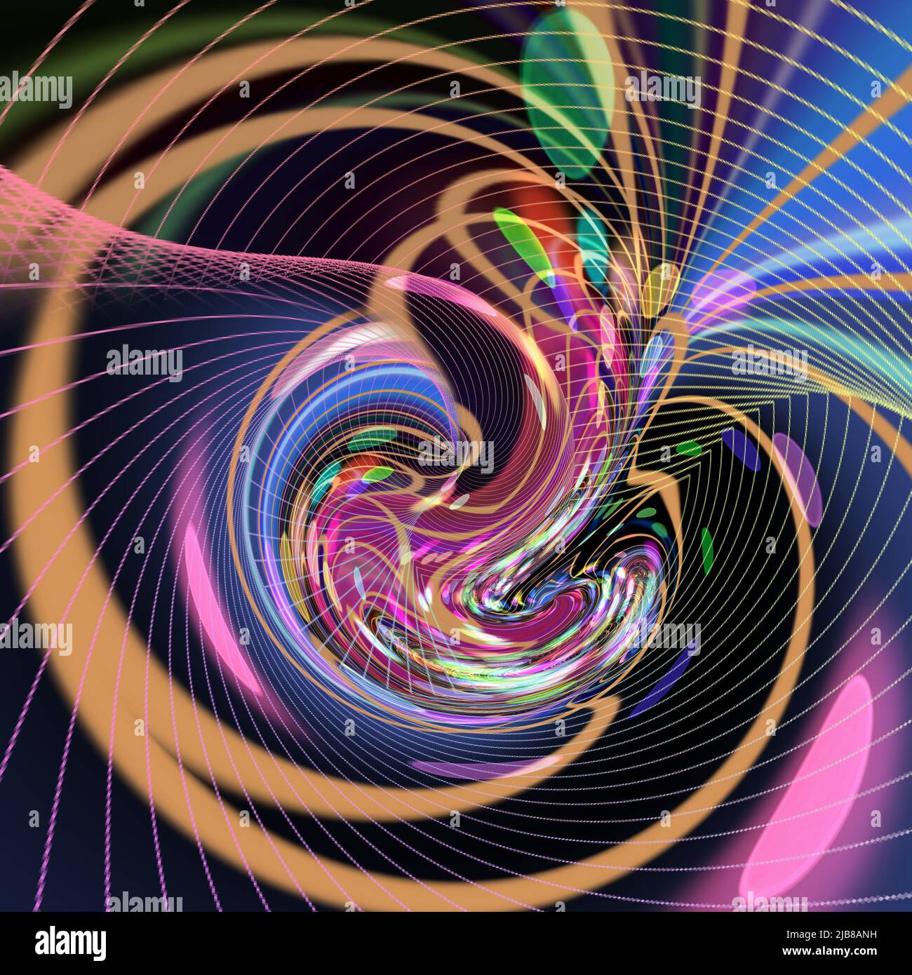 Abstract coloring background of the gradient with visual wave and ...