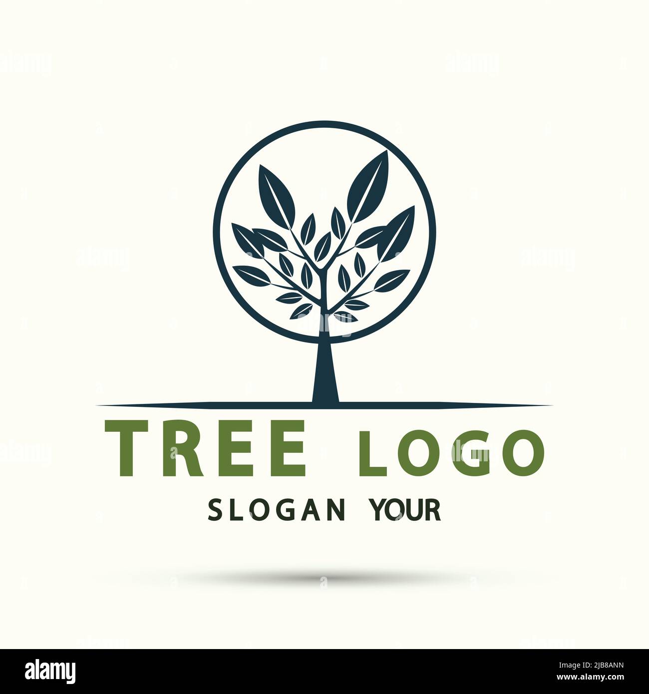 tree logo wood icon modern design.vector illustration Stock Vector ...