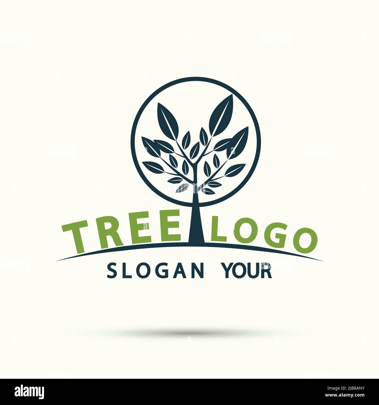 tree logo wood icon modern design.vector illustration Stock Vector ...