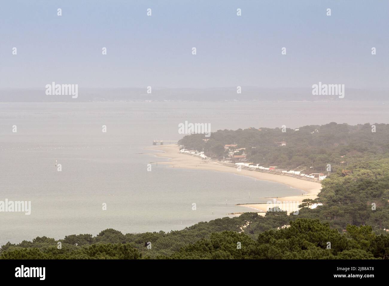 picture of a panorama on the arcachon bay, or bassing d'arachon, in ...