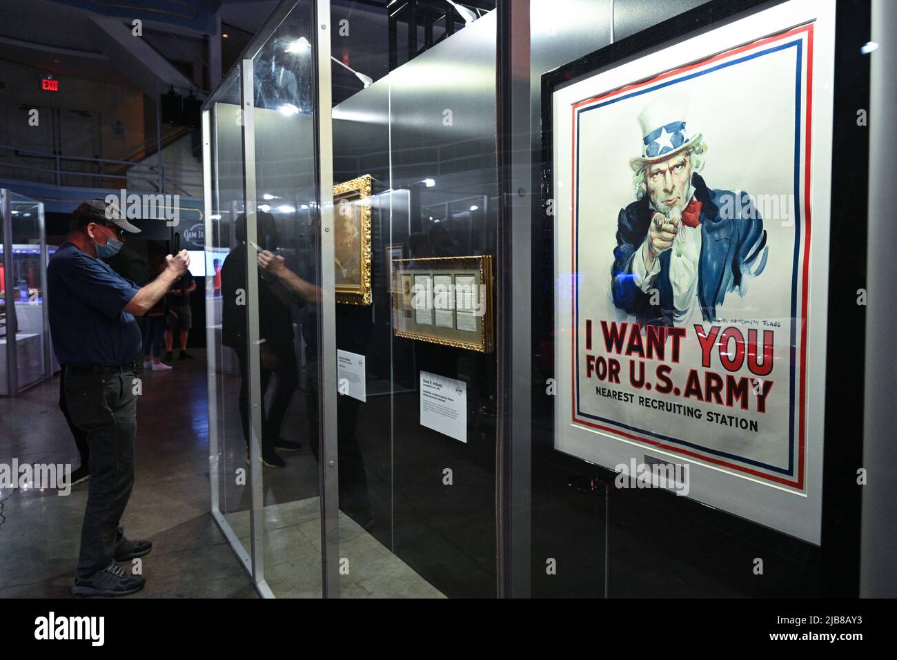 James Montgomery Flagg WWI 'I Want You' poster on display as part of ...