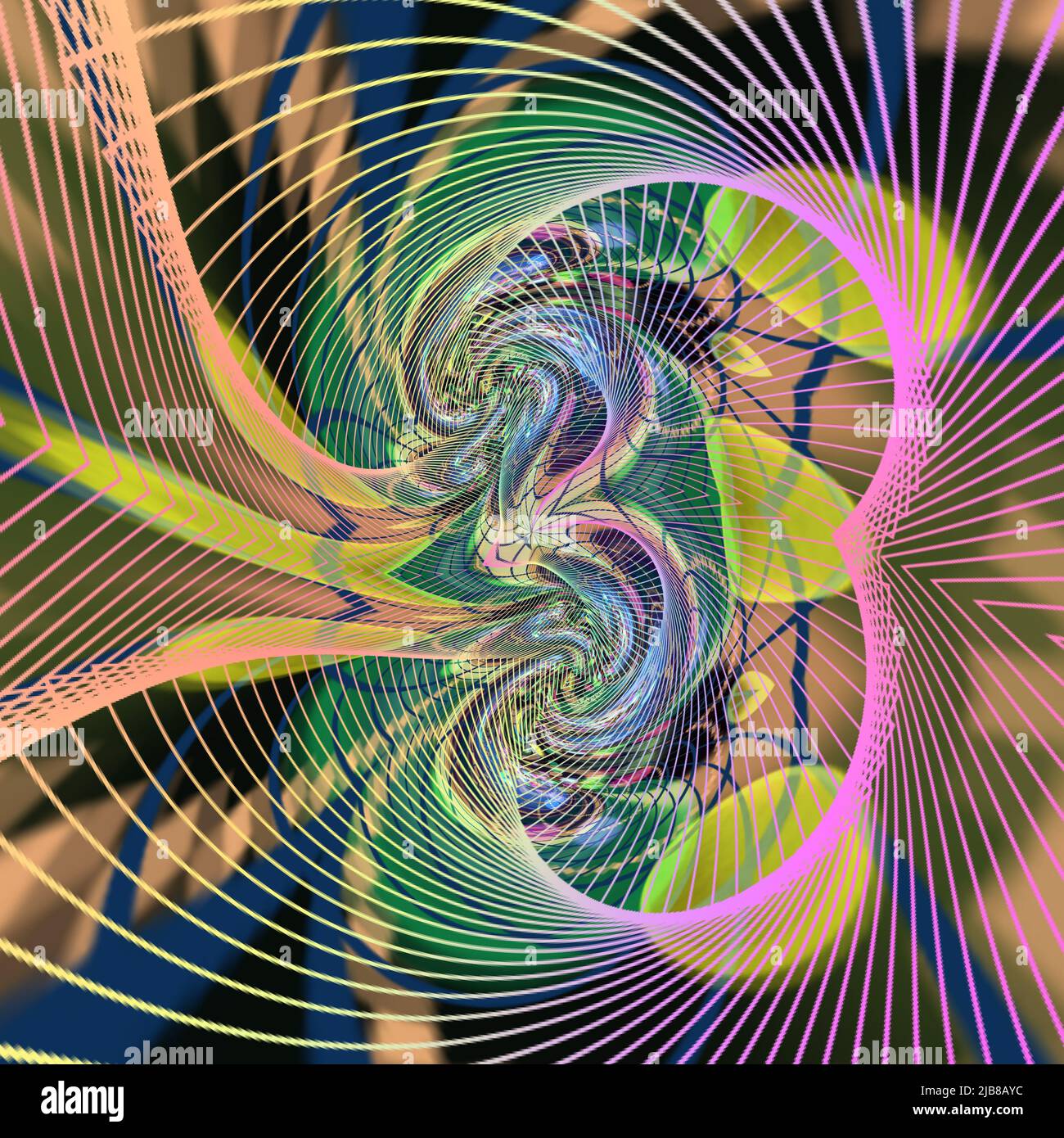 Abstract coloring background of the gradient with visual wave and ...