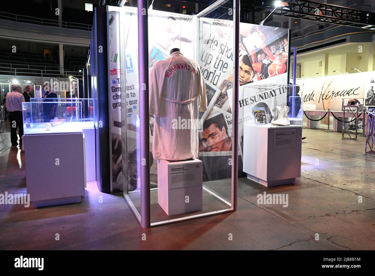 Muhammad Ali robe on display as part of the The Jim Irsay Collection at ...