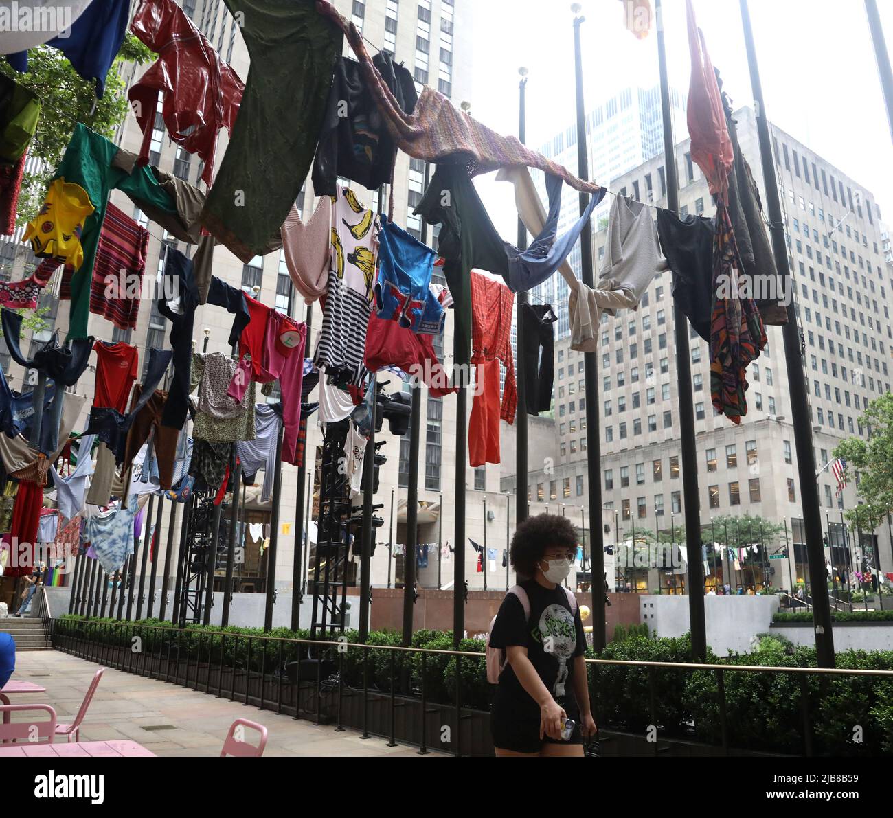 New York, USA. 3rd June, 2022. A view of the Mexican artist Pia Camil's ...