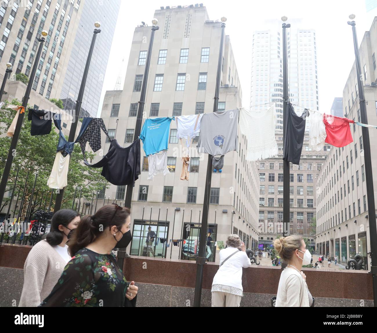 New York, USA. 3rd June, 2022. A view of the Mexican artist Pia Camil's ...