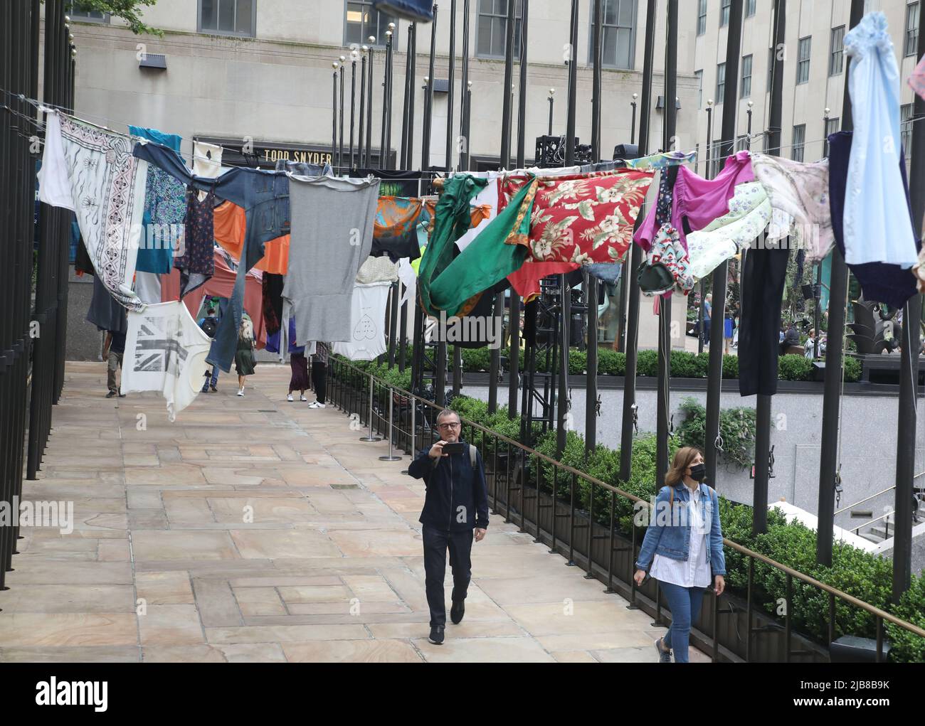 New York, USA. 3rd June, 2022. A view of the Mexican artist Pia Camil's ...