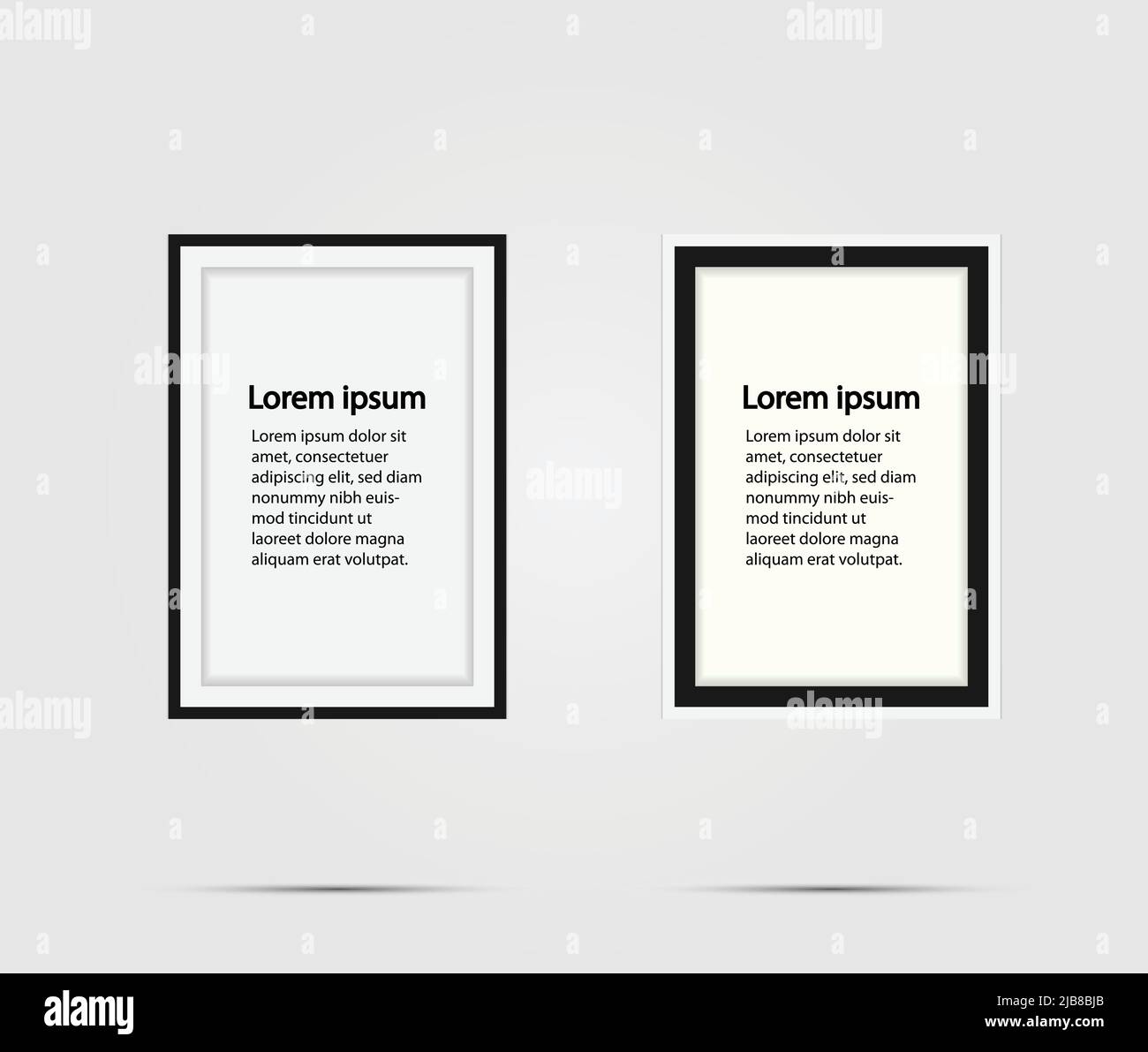 Realistic black text frame.vector illustrator Stock Vector Image & Art ...