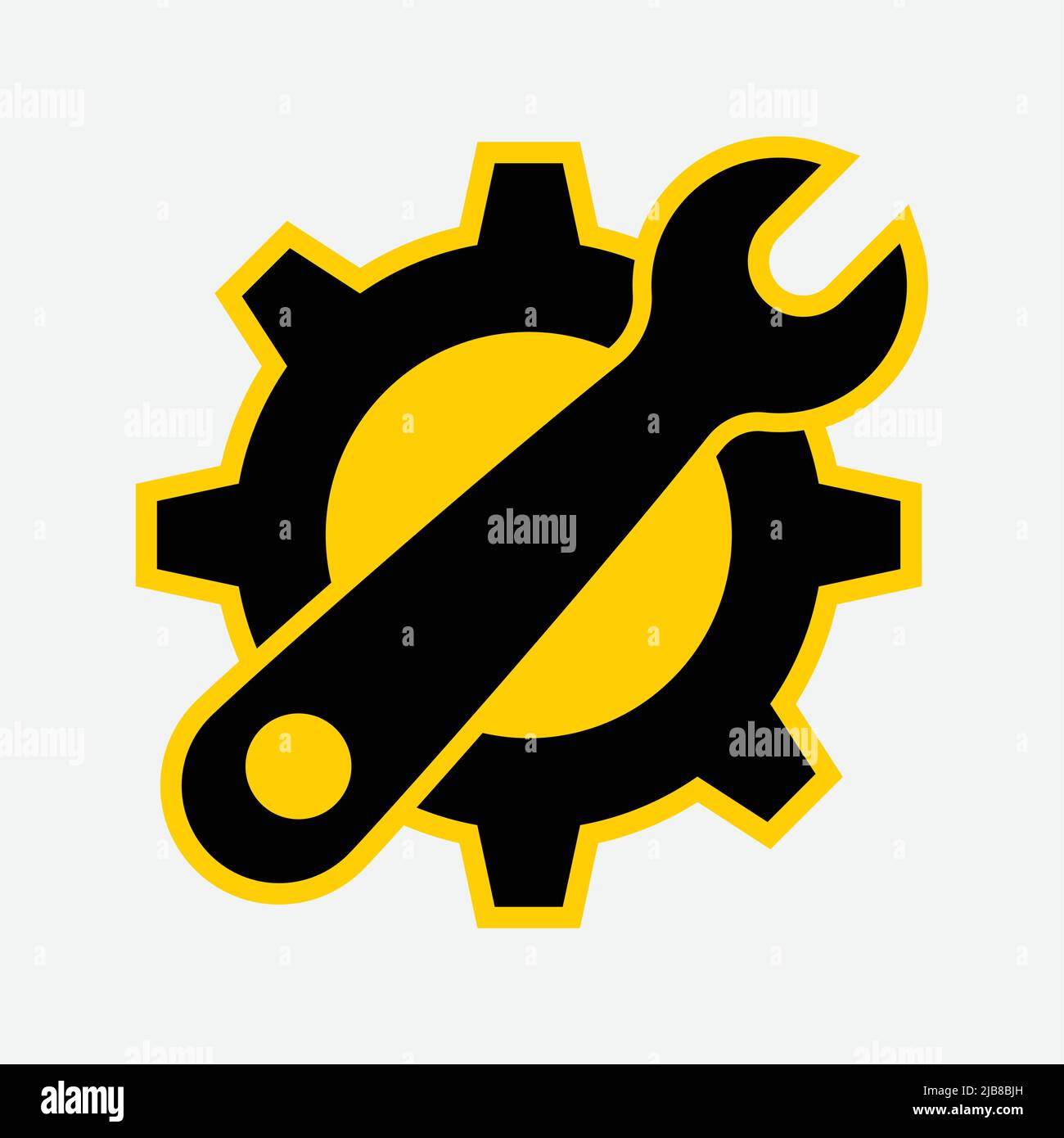 Service Tool icon on white background,Simple design style,Vector ...