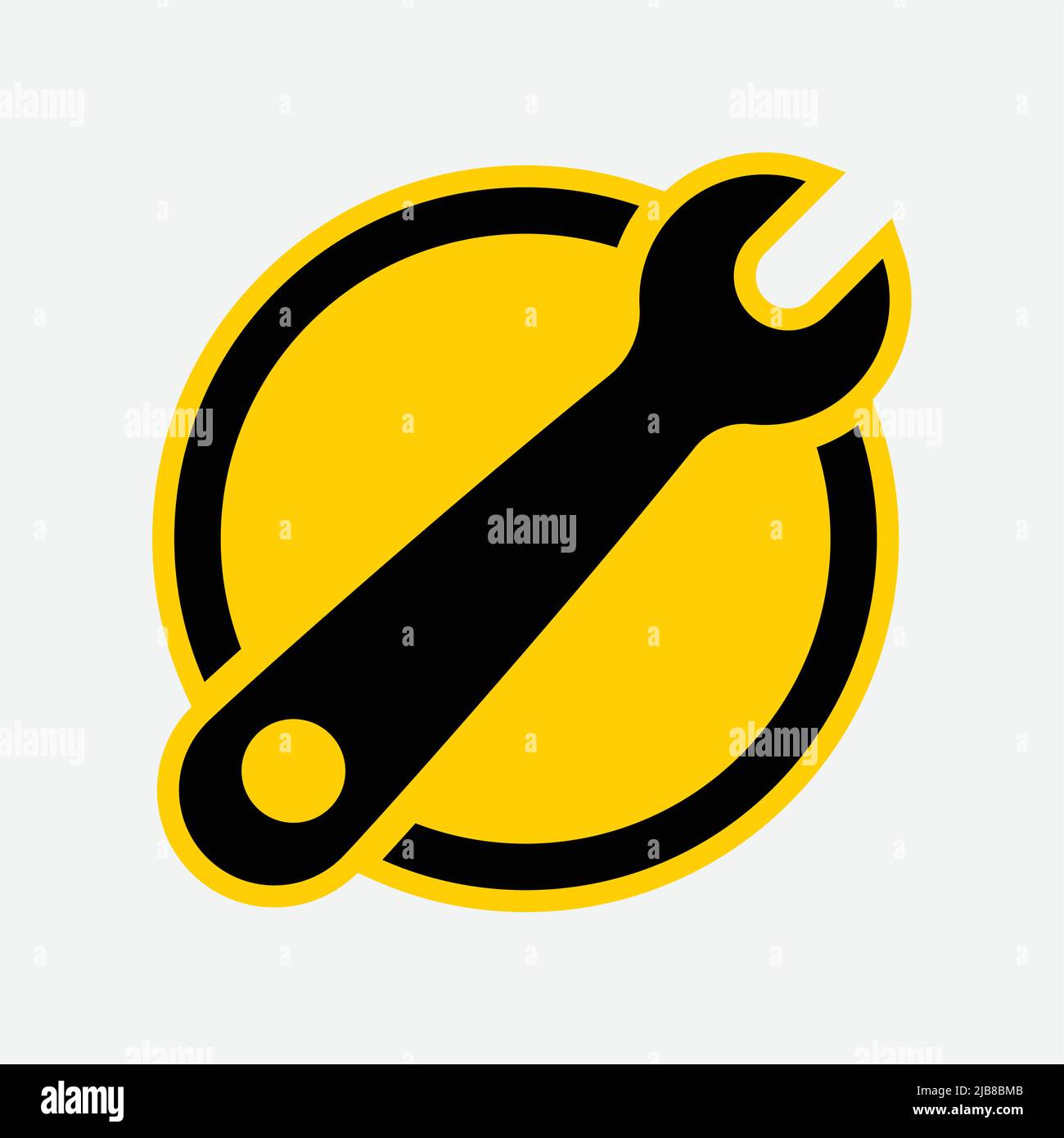 Service Tool icon on white background,Simple design style,Vector ...