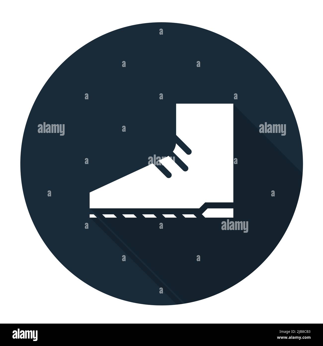 Wear Foot Protection Sign Isolate On White Background,Vector ...