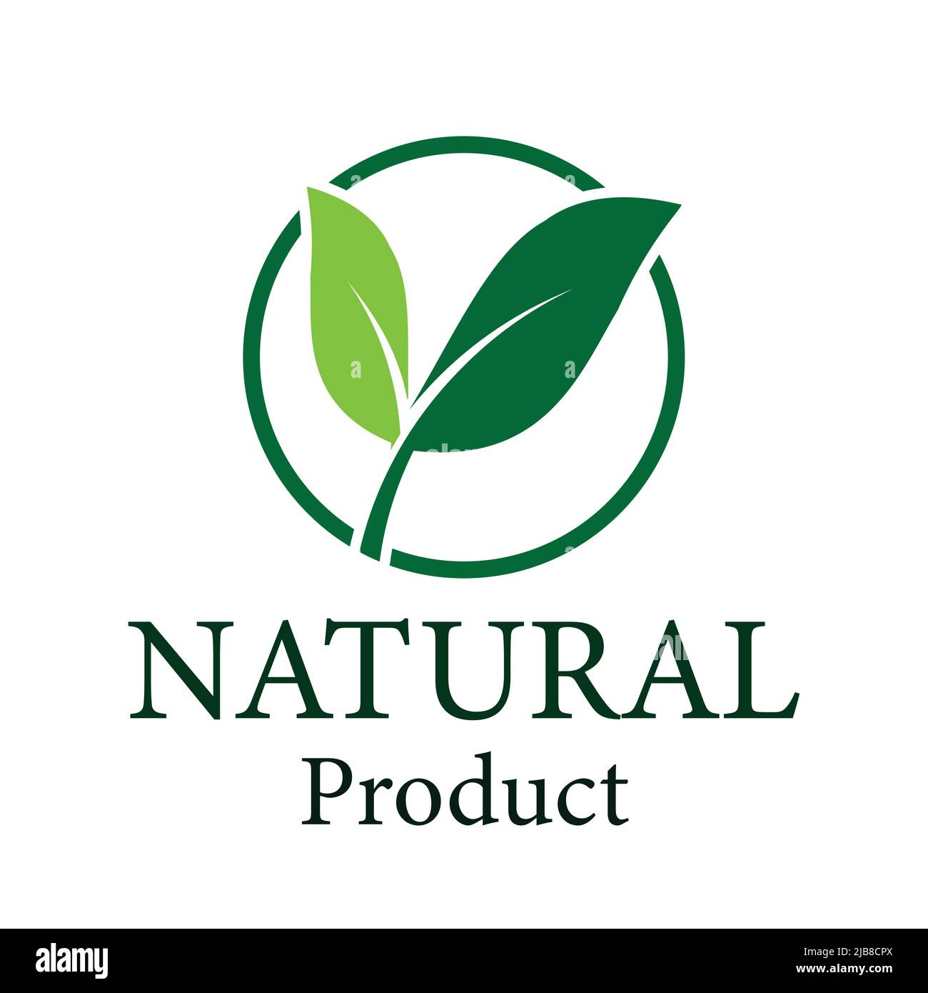 Green leaf logo,ecology natural design product.Vector illustration ...