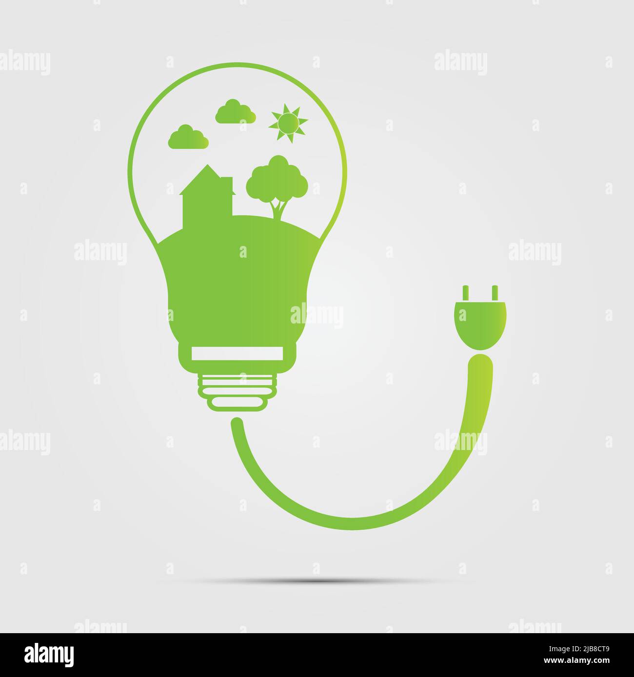 Energy saving digital design in light bulbs are energy-saving homes ...