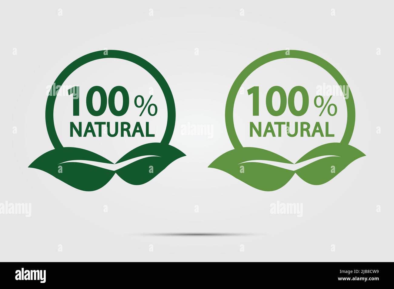 eco green energy concept,100 percent natural label. Vector illustration ...