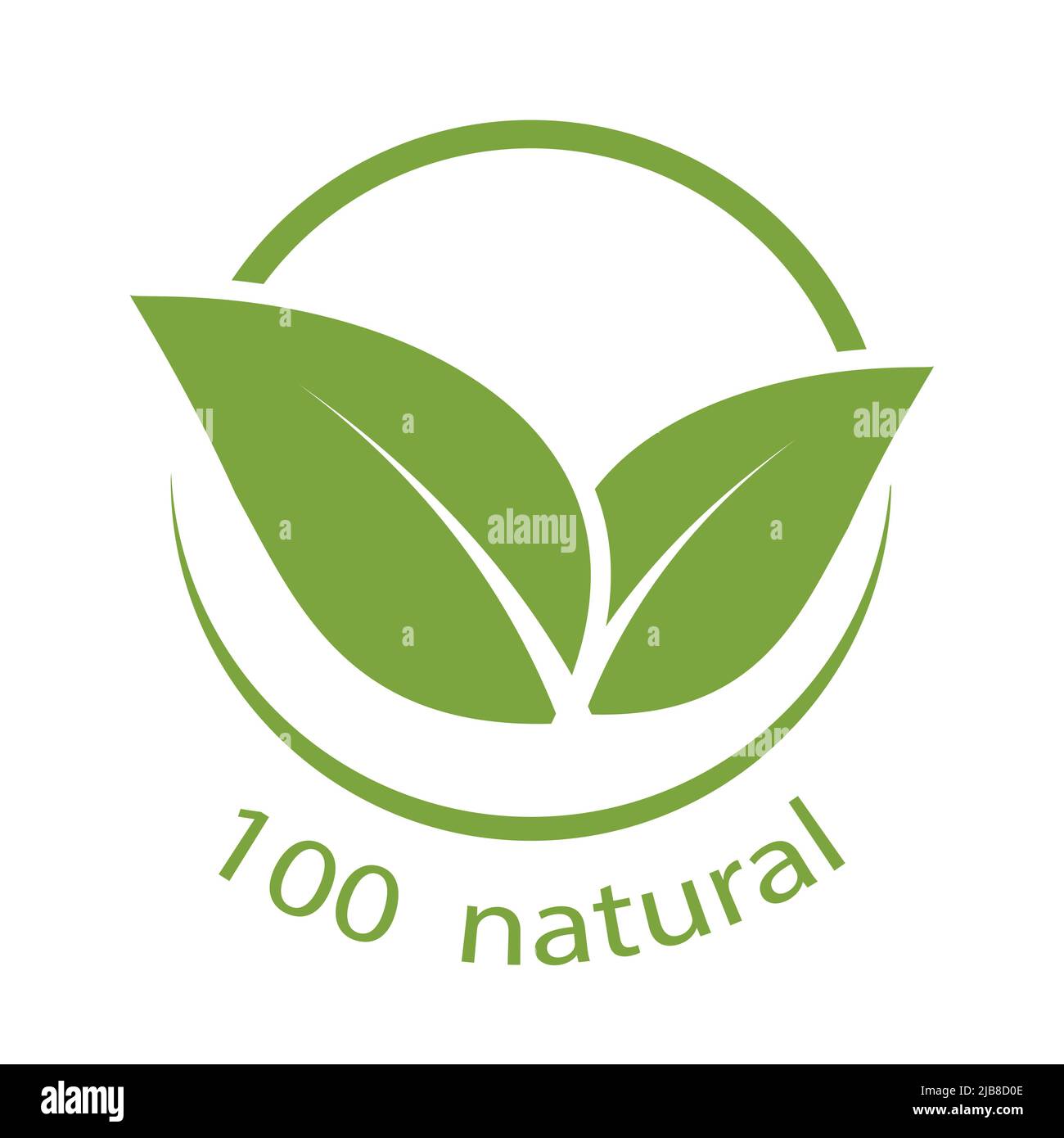 100 percent natural label,Vector illustration Stock Vector Image & Art ...