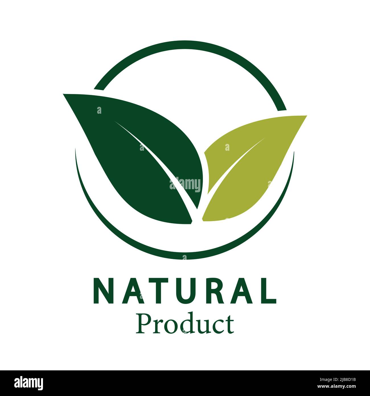 Leave natural design.logo natural product,Vector illustration Stock ...