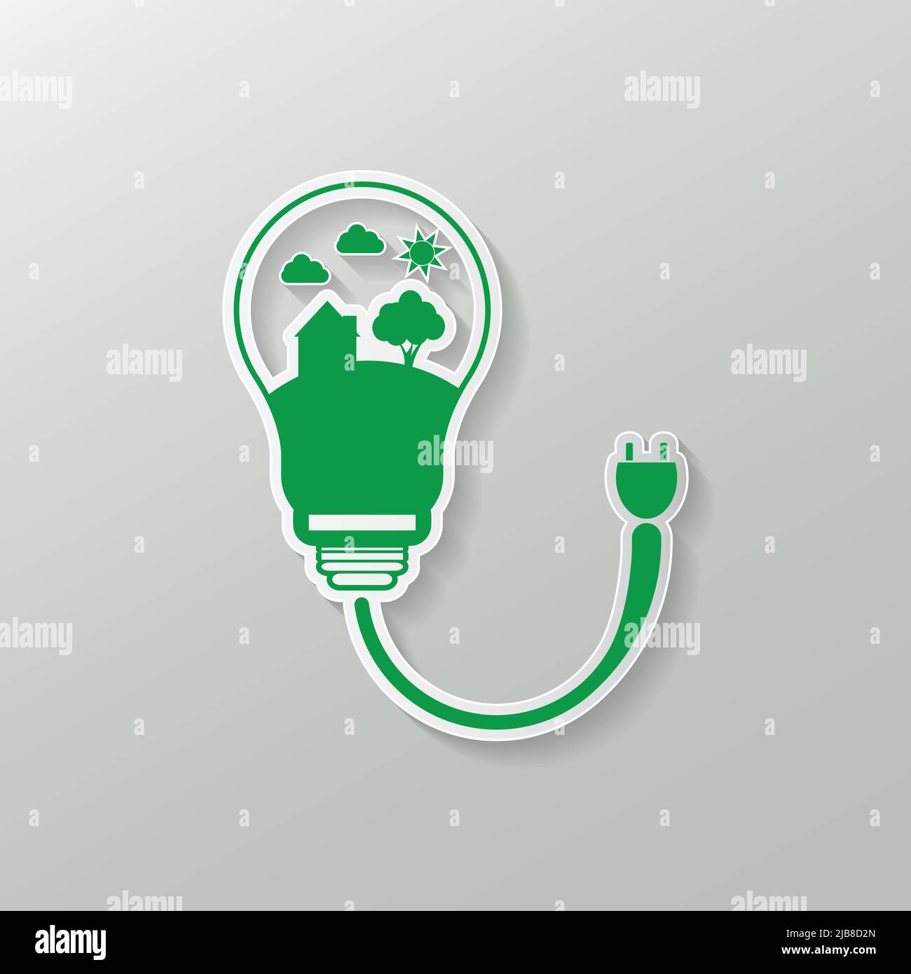 Energy saving digital design in light bulbs are energy-saving homes ...