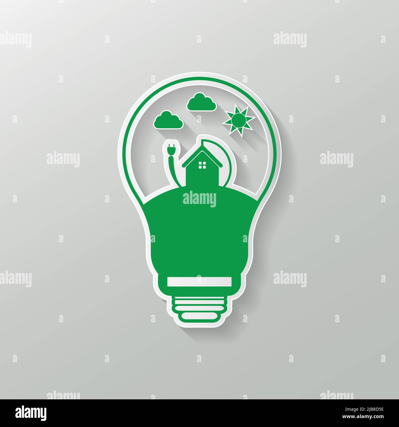 Energy saving digital design in light bulbs are energy-saving homes ...