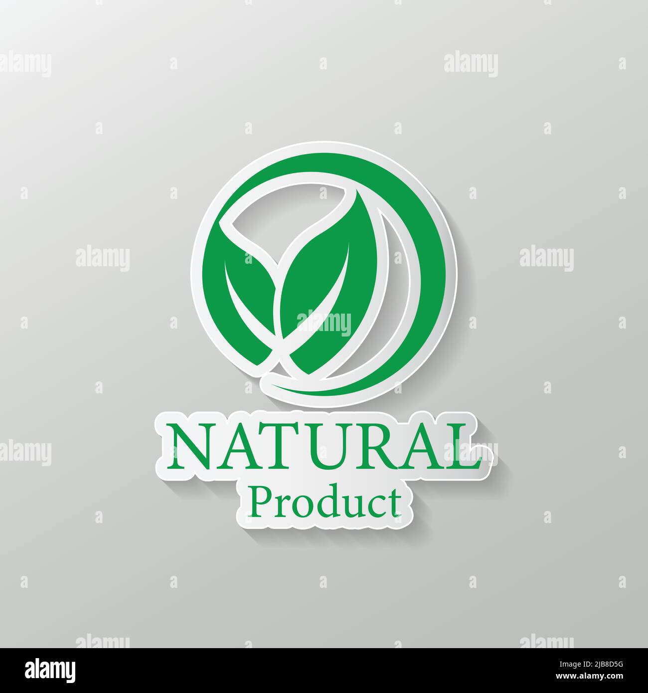 natural vector design.logo natural product,Vector illustration Stock ...