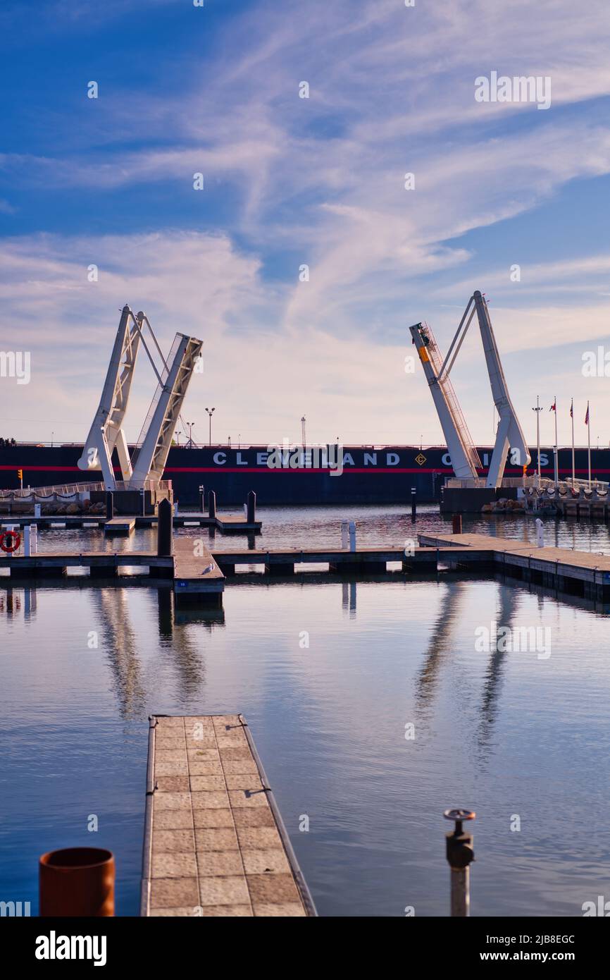 North Coast Harbor in Cleveland Ohio Stock Photo - Alamy