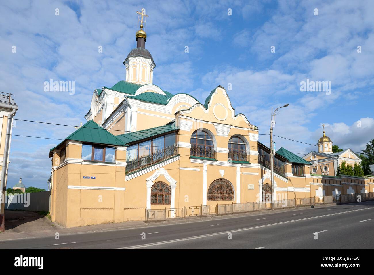 Sunny July morning at the ancient Holy Trinity Monastery. Smolensk ...