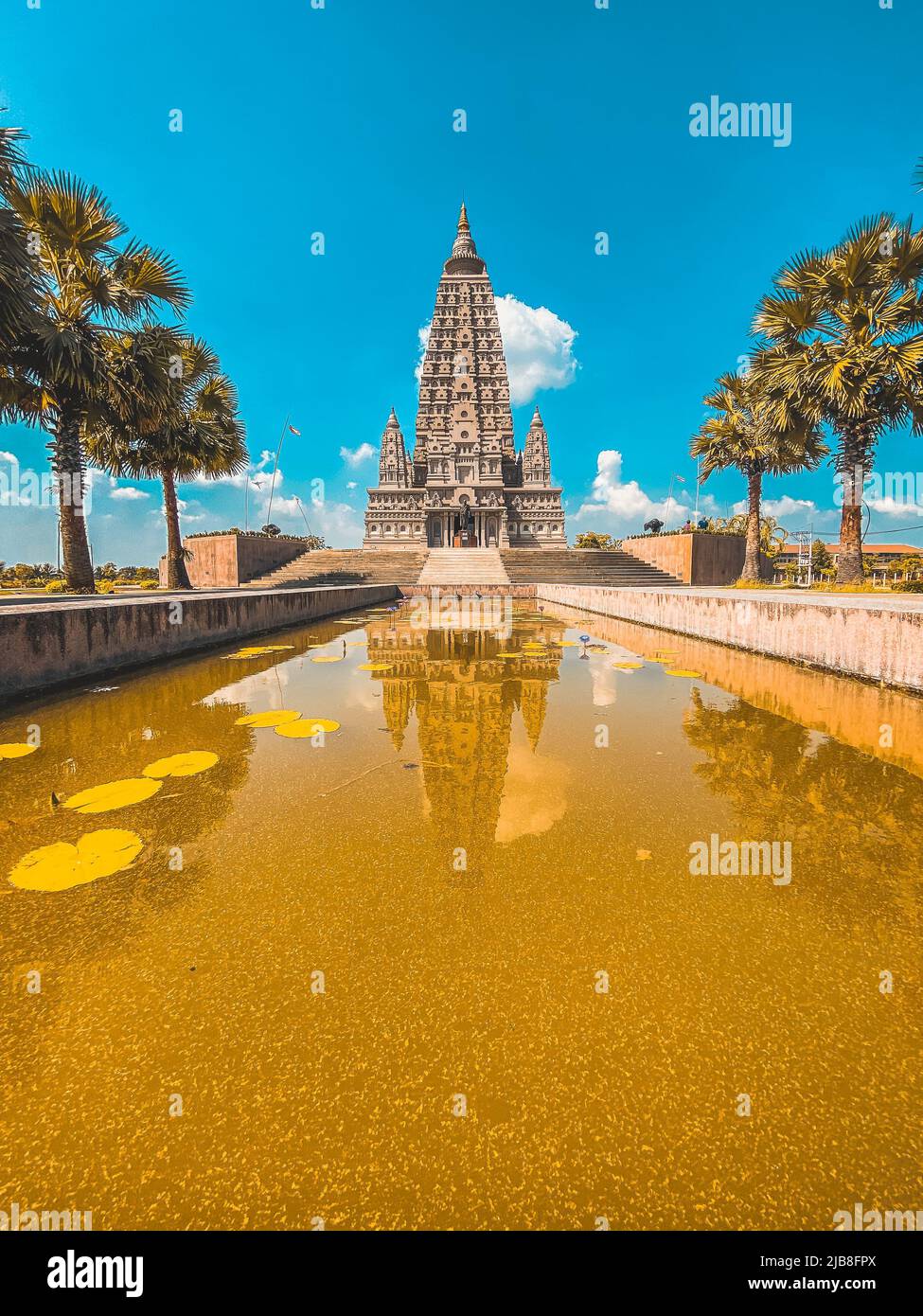 Wat Panyanantaram temple in Pathum Thani, Bangkok, Thailand Stock Photo ...