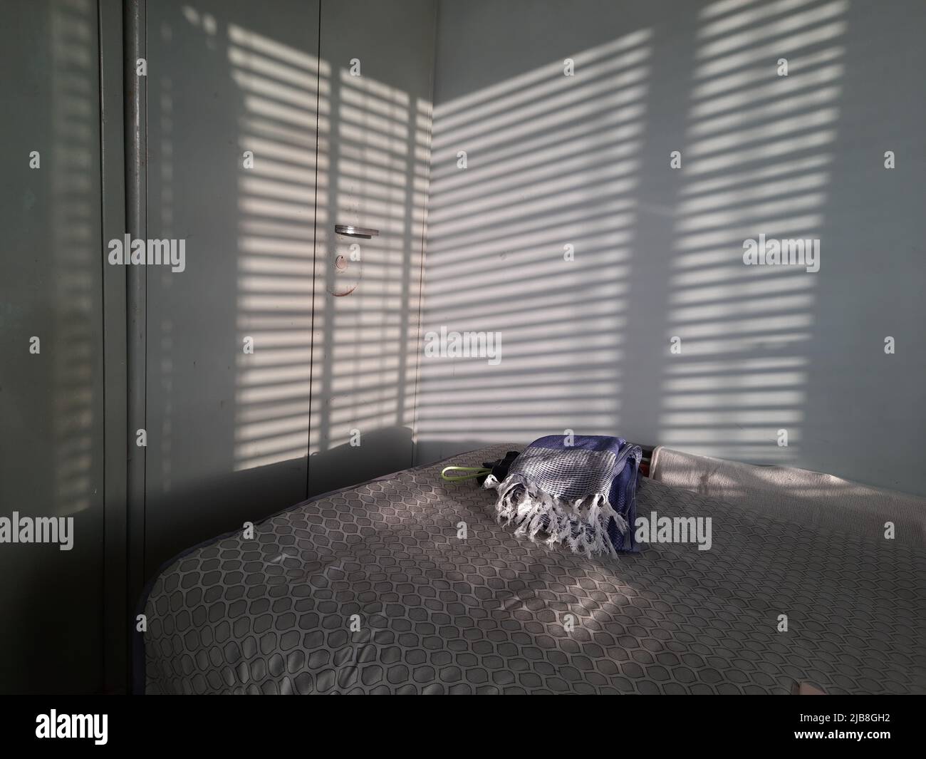 Shadow of window blinds Stock Photo - Alamy