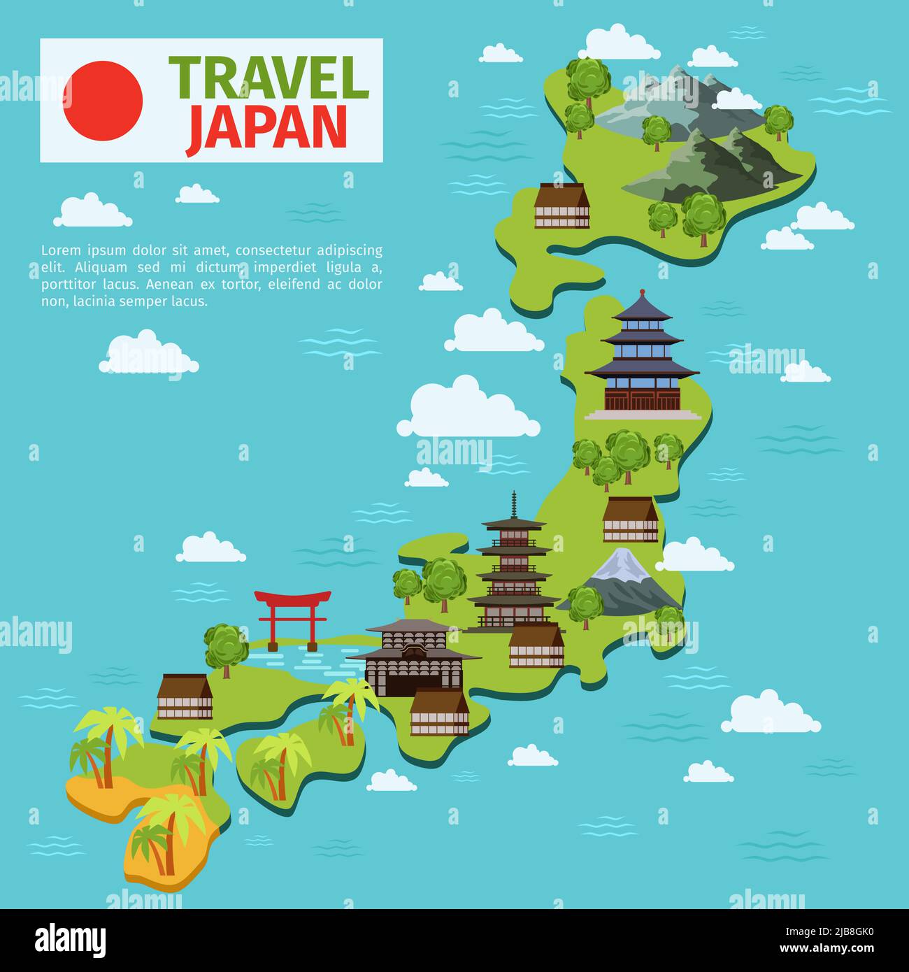 Map Of Japan In Japanese
