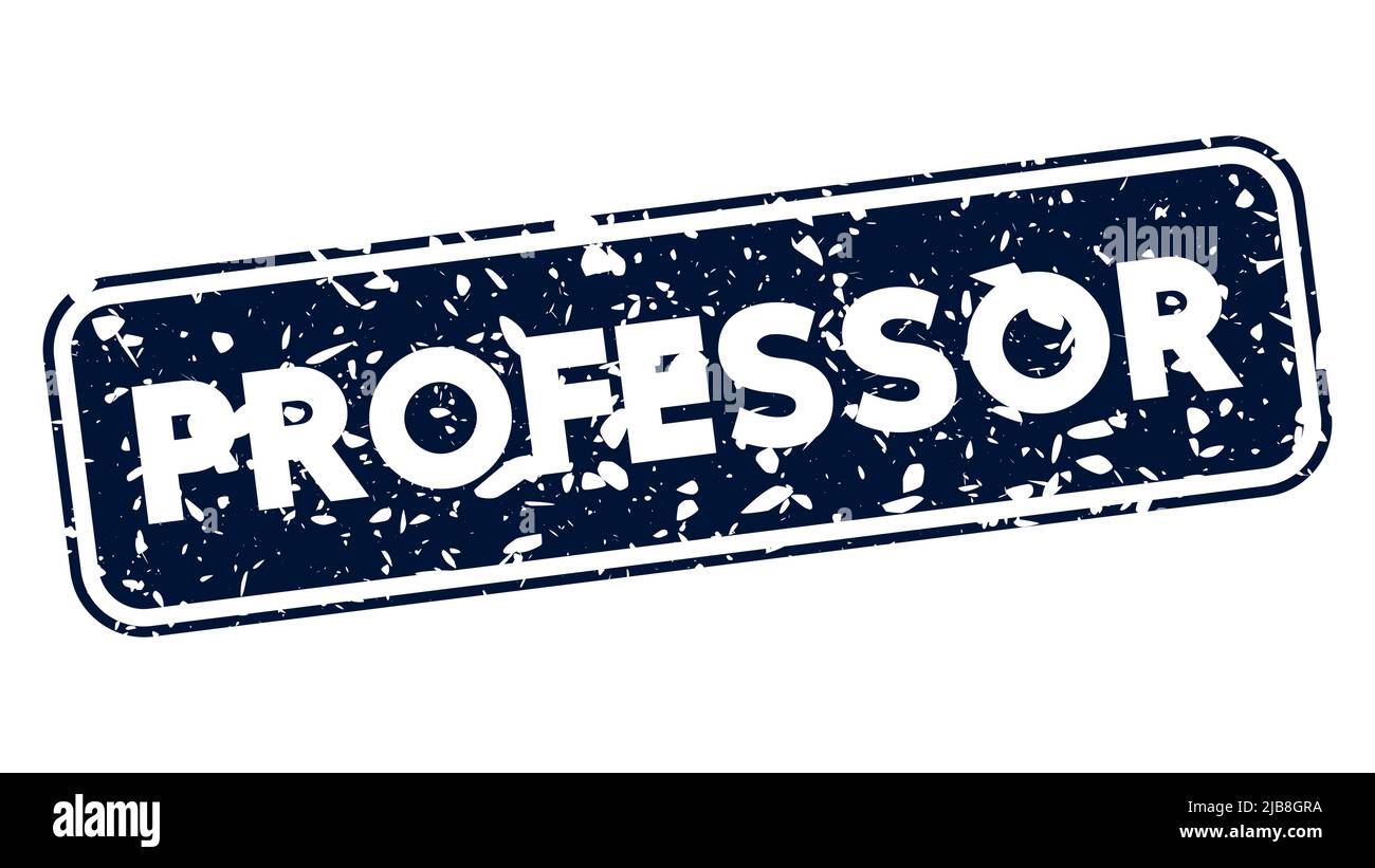 Simple vintage rubber stamp with Professor text Stock Vector Image ...