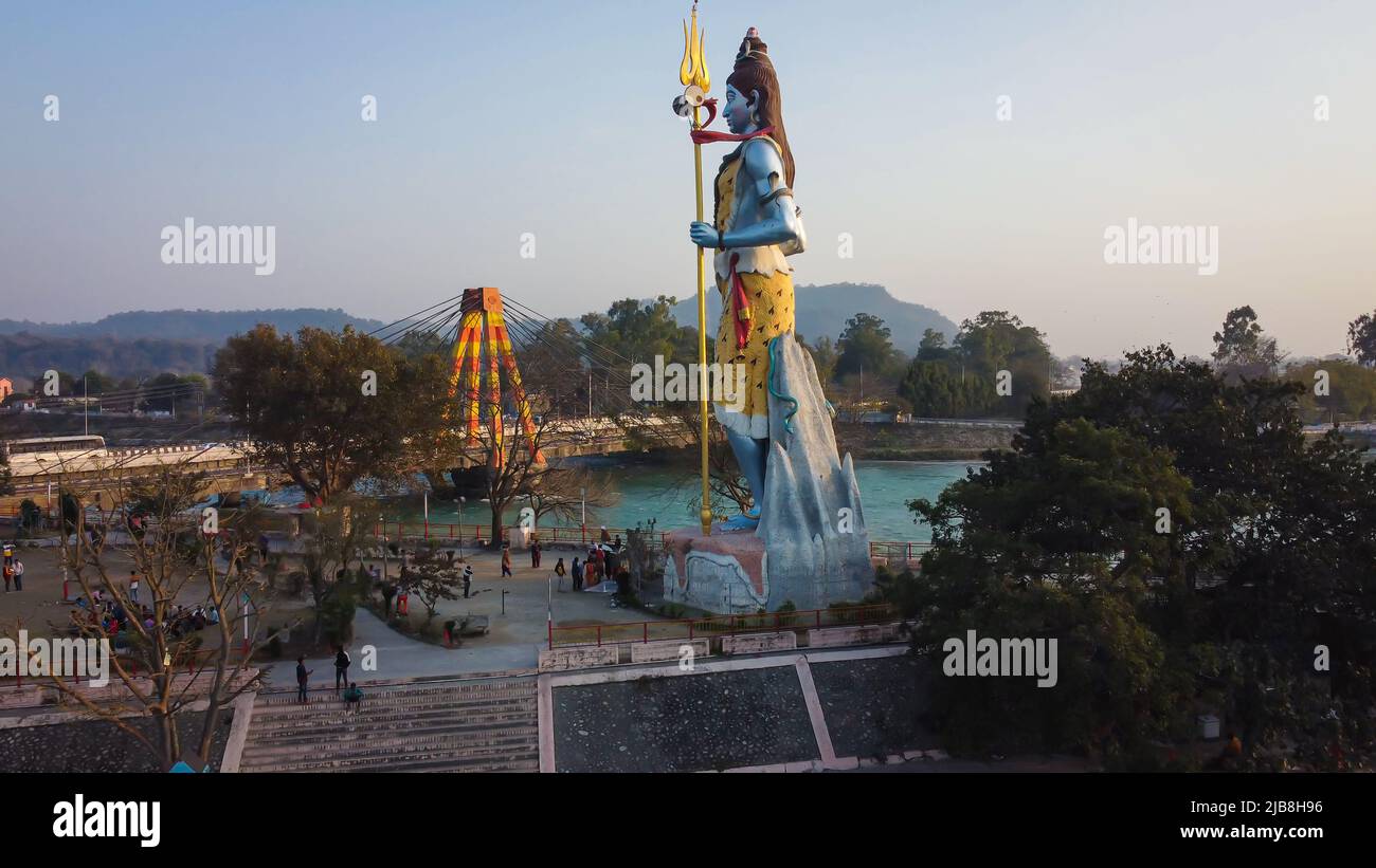 Haridwar shiva statue hi-res stock photography and images - Alamy