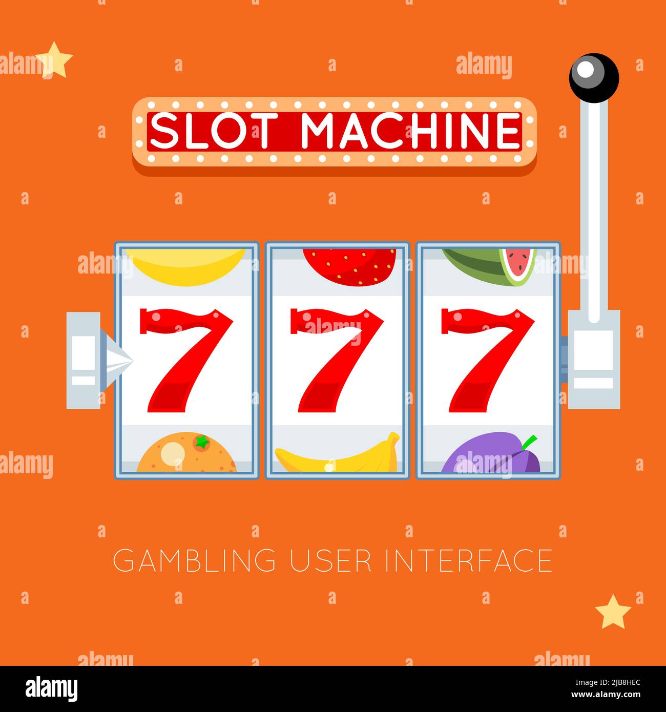 Slotmachine vector vectors hi-res stock photography and images - Alamy