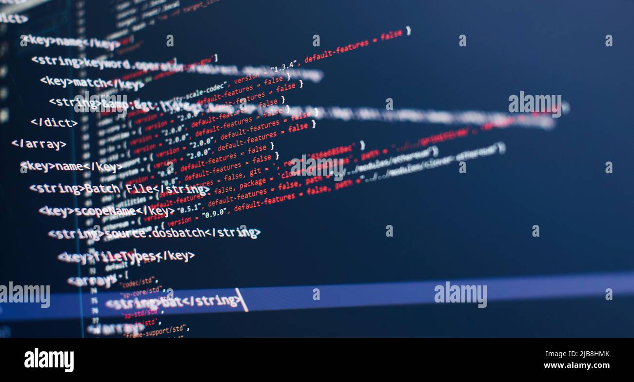 Security Code On A Computer Display Close Up Database Bits Access Stream Visualisation Php